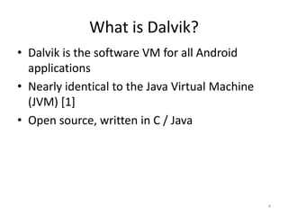 Memory Analysis of the Dalvik (Android) Virtual Machine | PDF