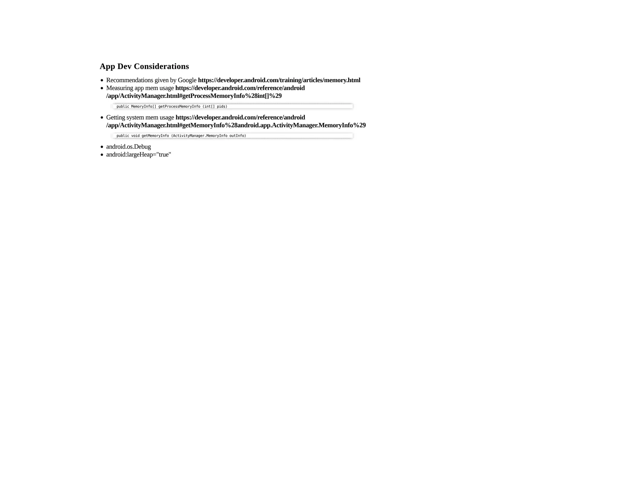 Memory Management In Android Ppt