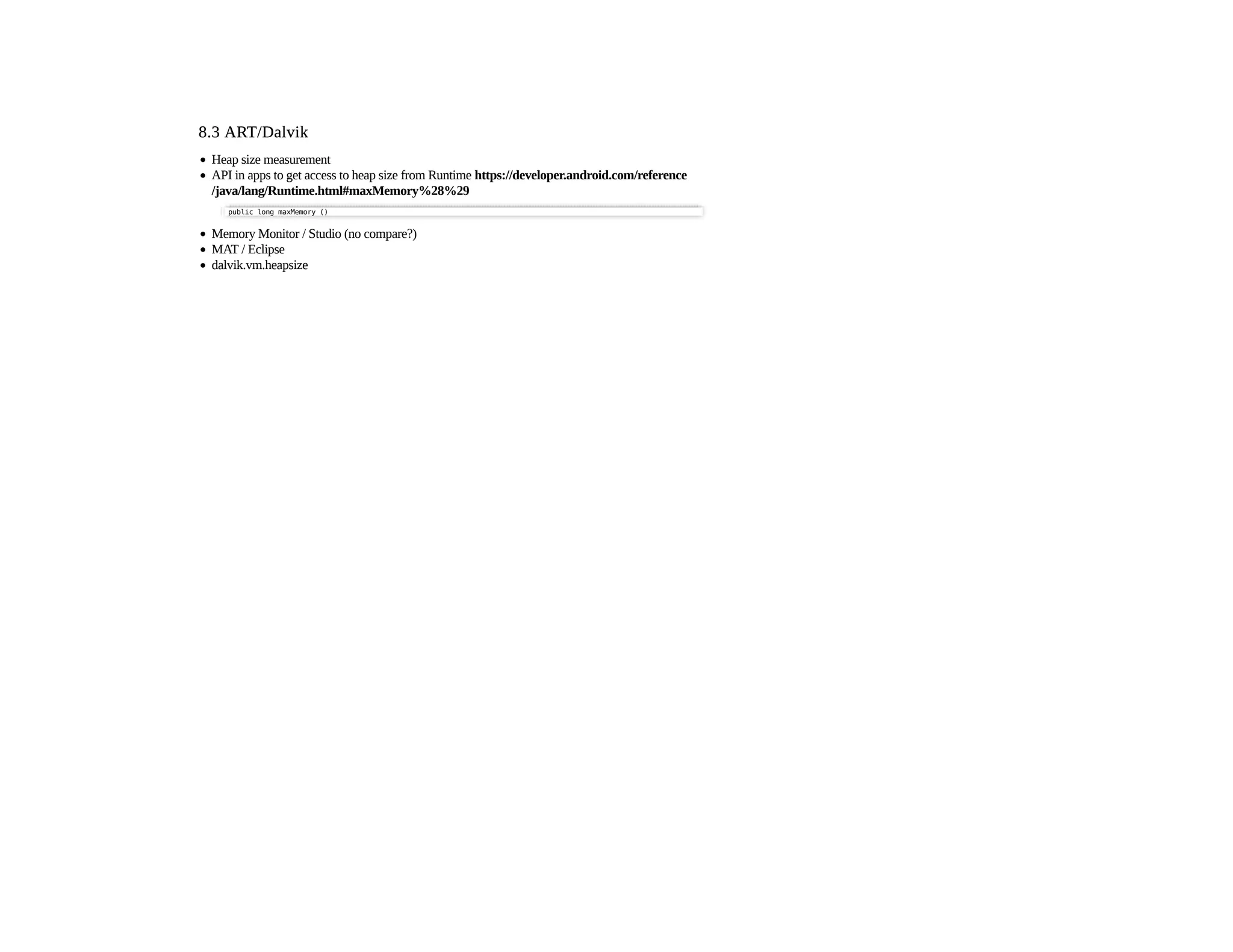 Memory Management In Android Ppt
