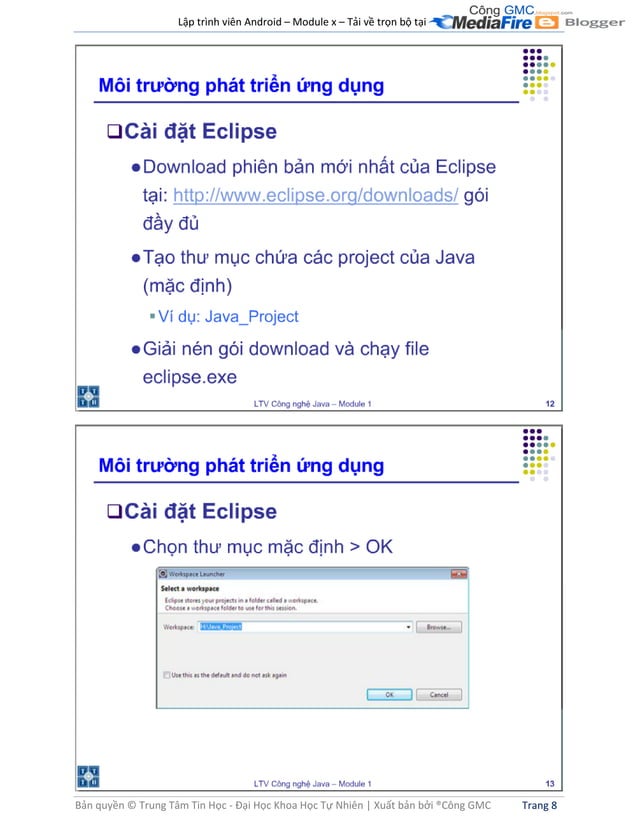 Lap Trinh Android - Module 1 | PDF