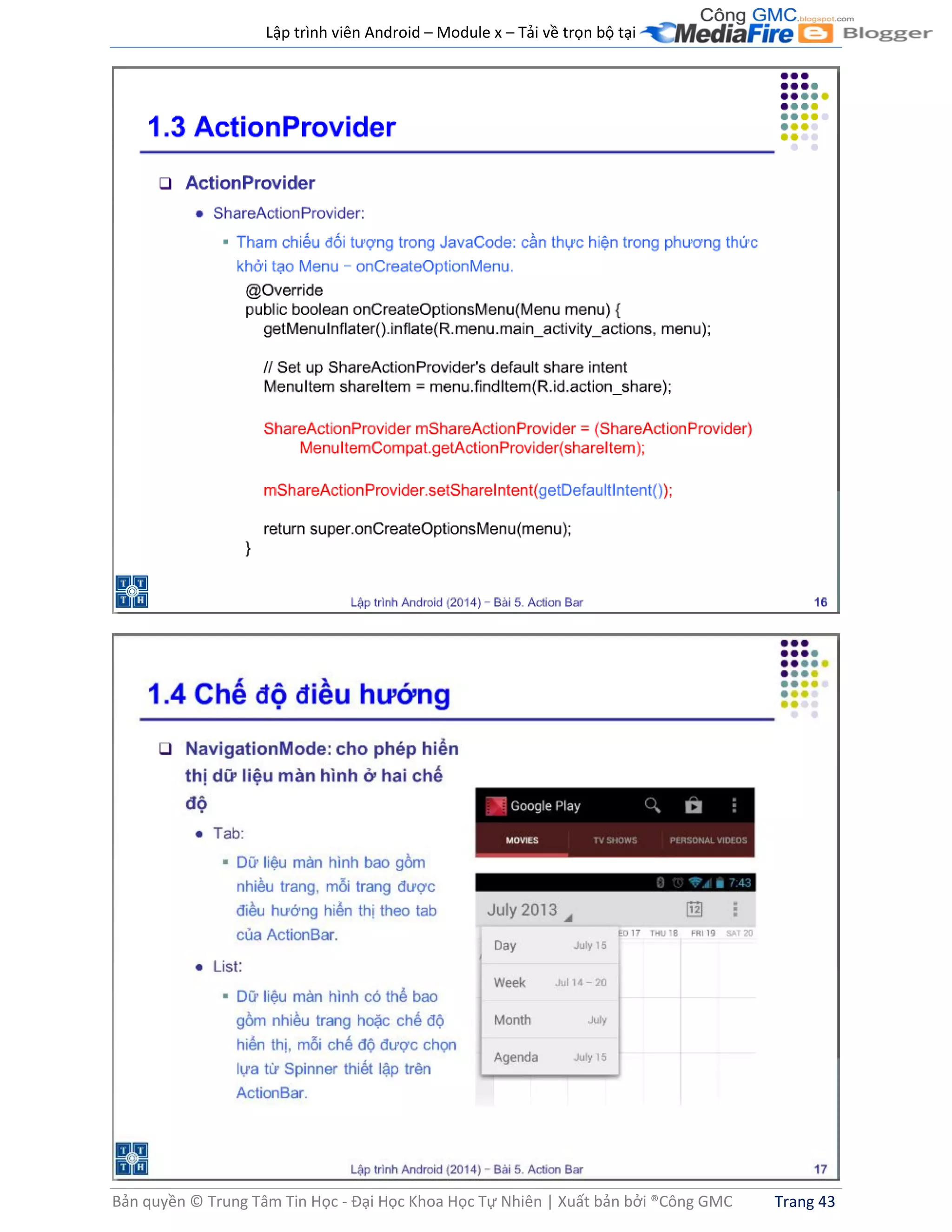 Lap Trinh Android - Module 3 | PDF