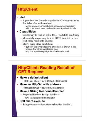 Android networking-2 | PDF