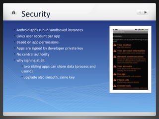 Android overview | PPT