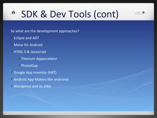 Android overview | PPT