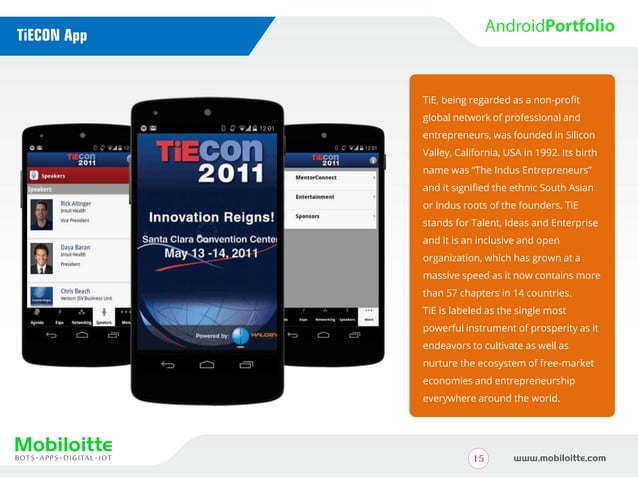 Portfolio for Android Apps | PPT