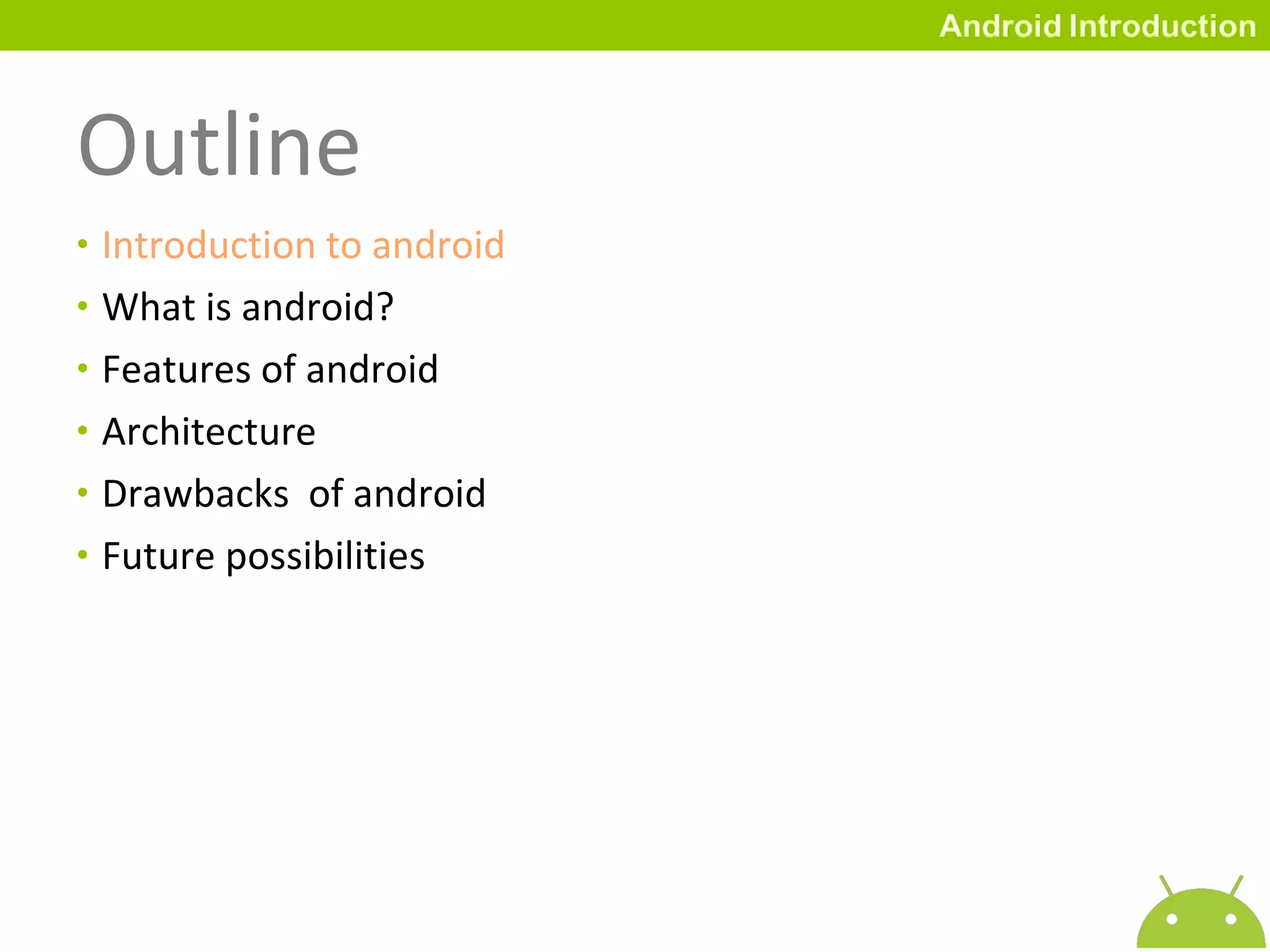 Introduction To Android Ppt Operating Systems Computer Software