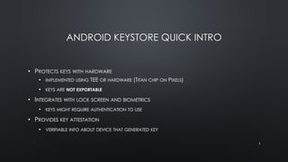 Android Recoverable Keystore | PPT