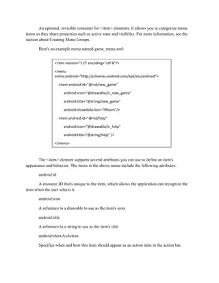 Android resources in android-chapter9 | DOCX