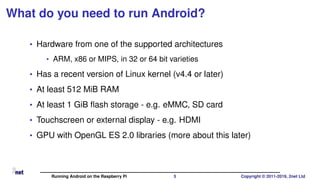 Android rpi-csimmonds-fosdem-2019 | PPT