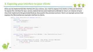 Android service, aidl - day 1 | PPTX