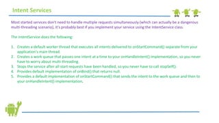 Android service, aidl - day 1 | PPT