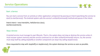 Android service, aidl - day 1 | PPTX