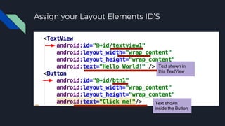 Android simple basic-button click event | PPT