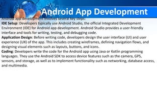 Android App Development Using Android Studio | PPTX | Operating Systems | Computer Software and ...