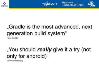 Moderne Android Builds mit Gradle | PPT