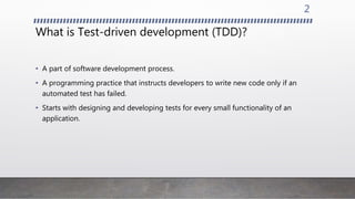 Android tdd | PPTX | Programming Languages | Computing