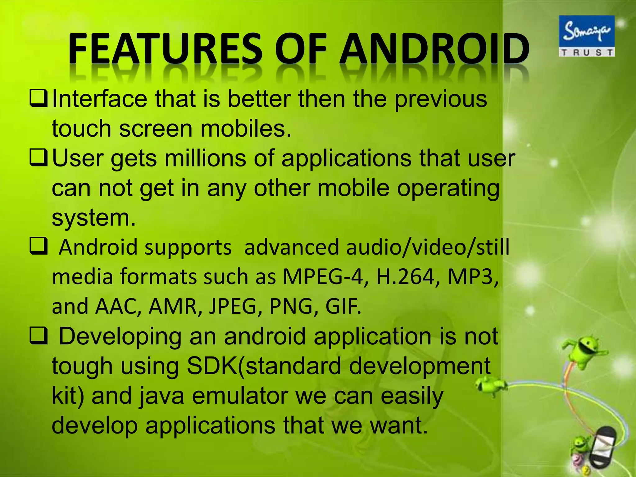 ppt based on android technology with great animations | PPTX