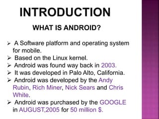 Android Technology | PPT