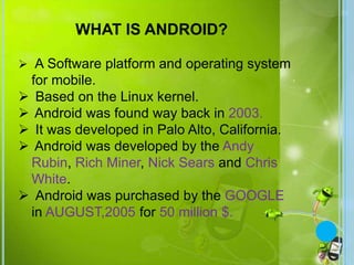 Android technology | PPT