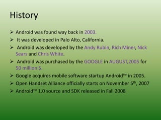 Android technology gk1 | PPT