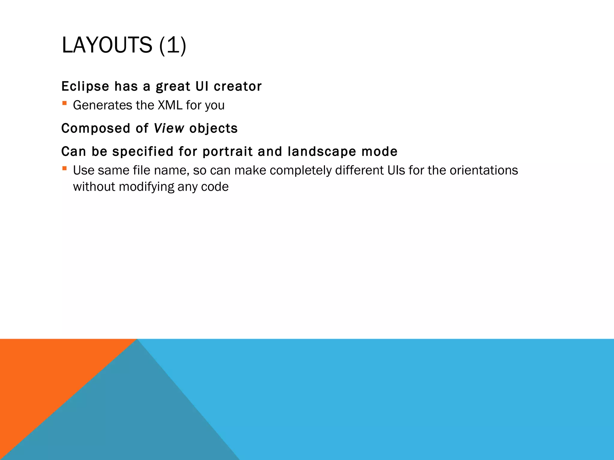 Android tutorial | PPT