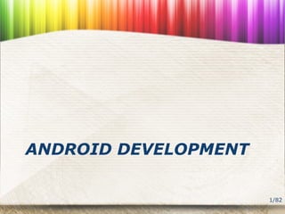Android tutorial (2) | PPT