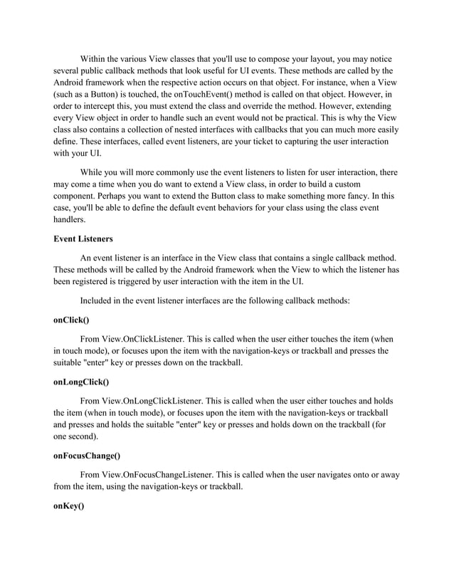 Android User Interface Design Chapter13 Docx