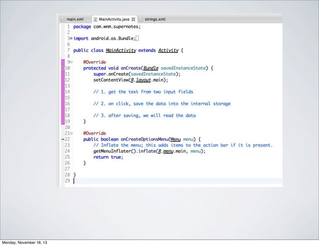 Android Development - NOTE TAKING APP FROM SCRATCH | PPT