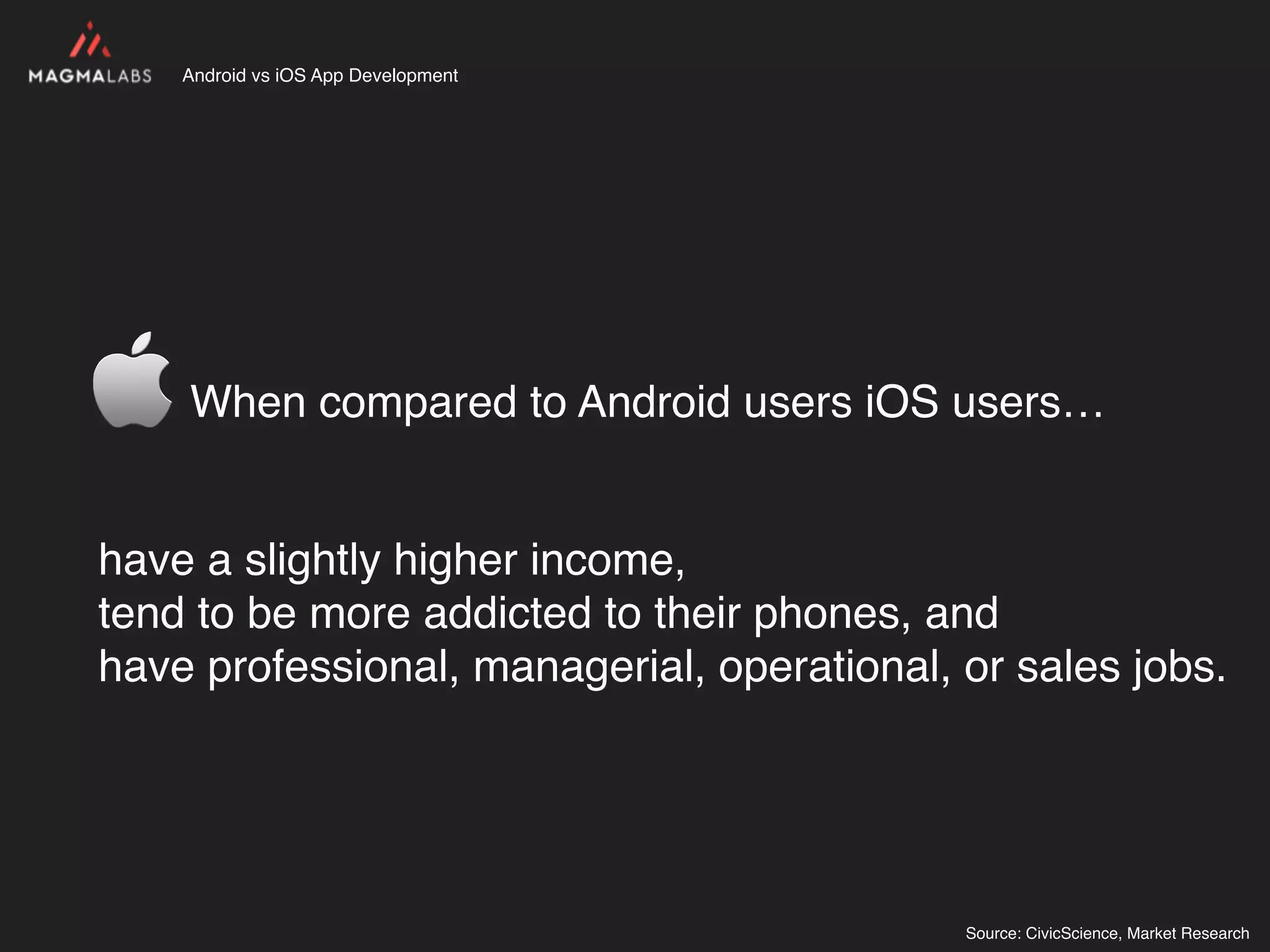 Android vs i os app development | PPT