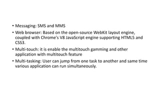Basics of Android and Android development environment | PPT