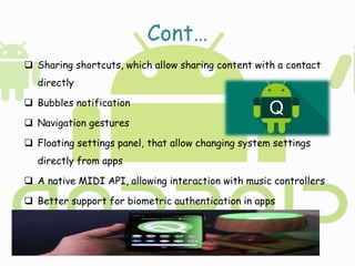 Android operating system | PPTX