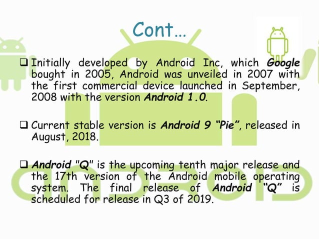 Android operating system | PPTX