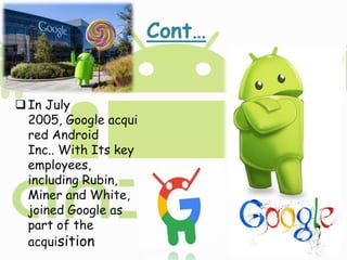 Android operating system | PPTX