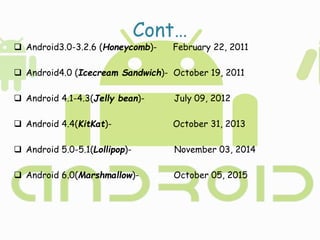 Android operating system | PPTX