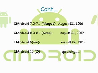 Android operating system | PPTX