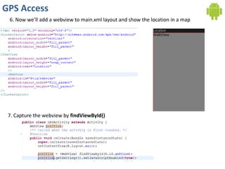 Android GPS Tutorial | PPT