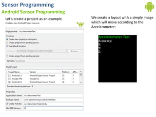Android 1.8 sensor | PPT