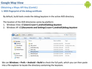 Android MapView and MapActivity | PPT