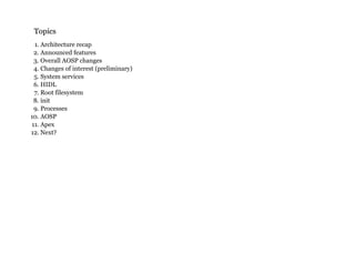 Android 10 Internals Update | PPT