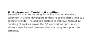 Android 12 features preview so far | PPT