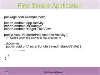 Getting Started with Android 1.5 | PPT