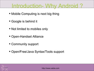 Getting Started with Android 1.5 | PPT