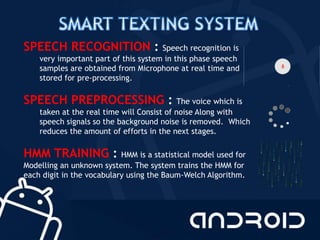 All About Android And Smart Texting System. | PPT