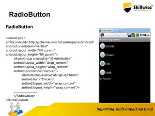 Android Application Fundamentals. | PPT