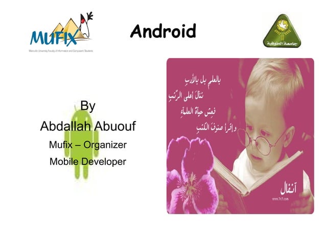 Android Developing Overview Ppt Free Download