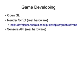 Android Developing Overview | PPT