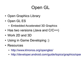 Android Developing Overview | PPT