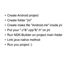 Android Developing Overview | PPT