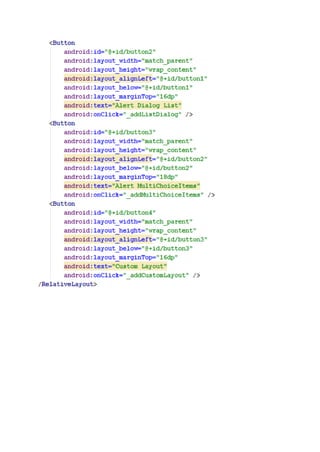 Android alert | PDF