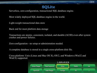Android Anatomy | PPT | Operating Systems | Computer Software and Applications